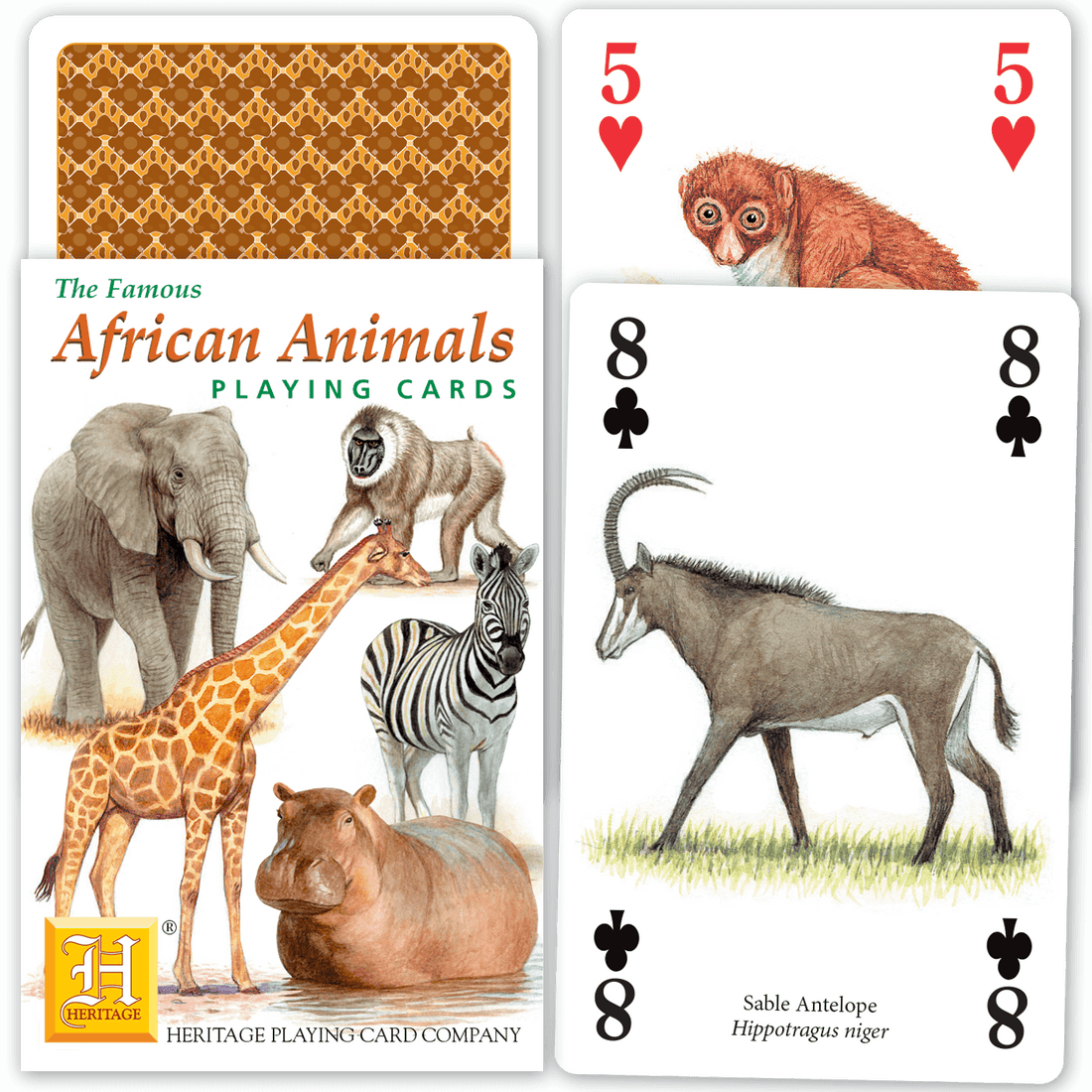 African Animals – Heritage Playing Cards
