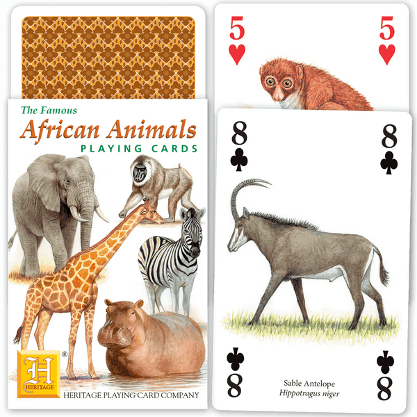 African Animals – Heritage Playing Cards