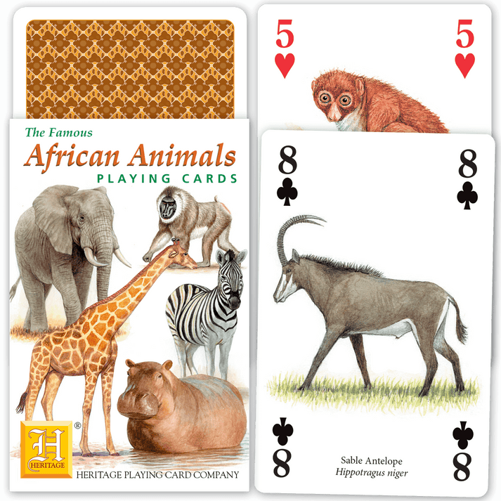 African Animals – Heritage Playing Cards