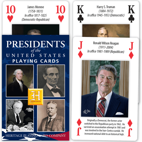 Presidents of the United States – Heritage Playing Cards