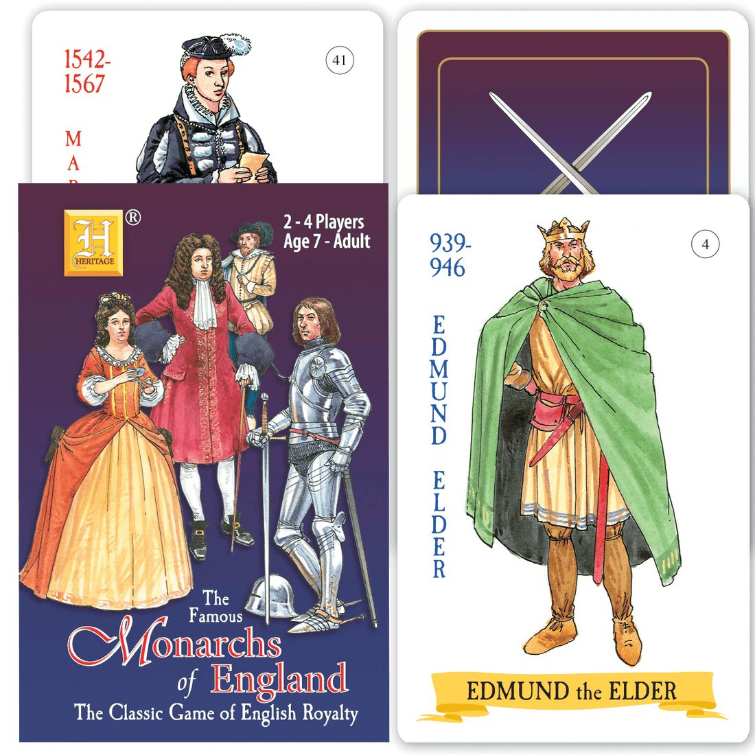 Monarchs of England Card Game – Heritage Playing Cards