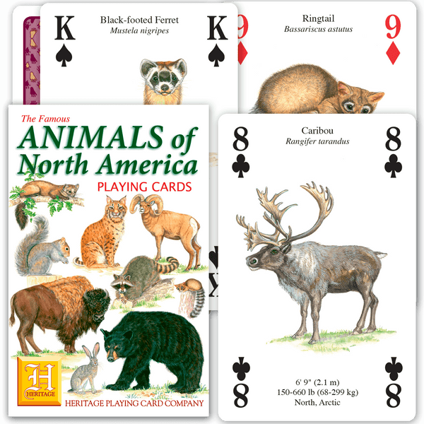 Animals of North America – Heritage Playing Cards